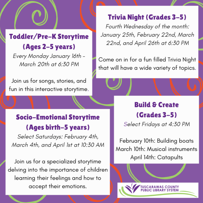 Tuscarawas County Public Library - Kids' programs - WJER Radio 100.9FM ...