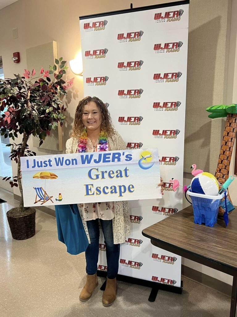 Megan Kneuss is the winner of the Great Escape Contest - WJER Radio 100 ...