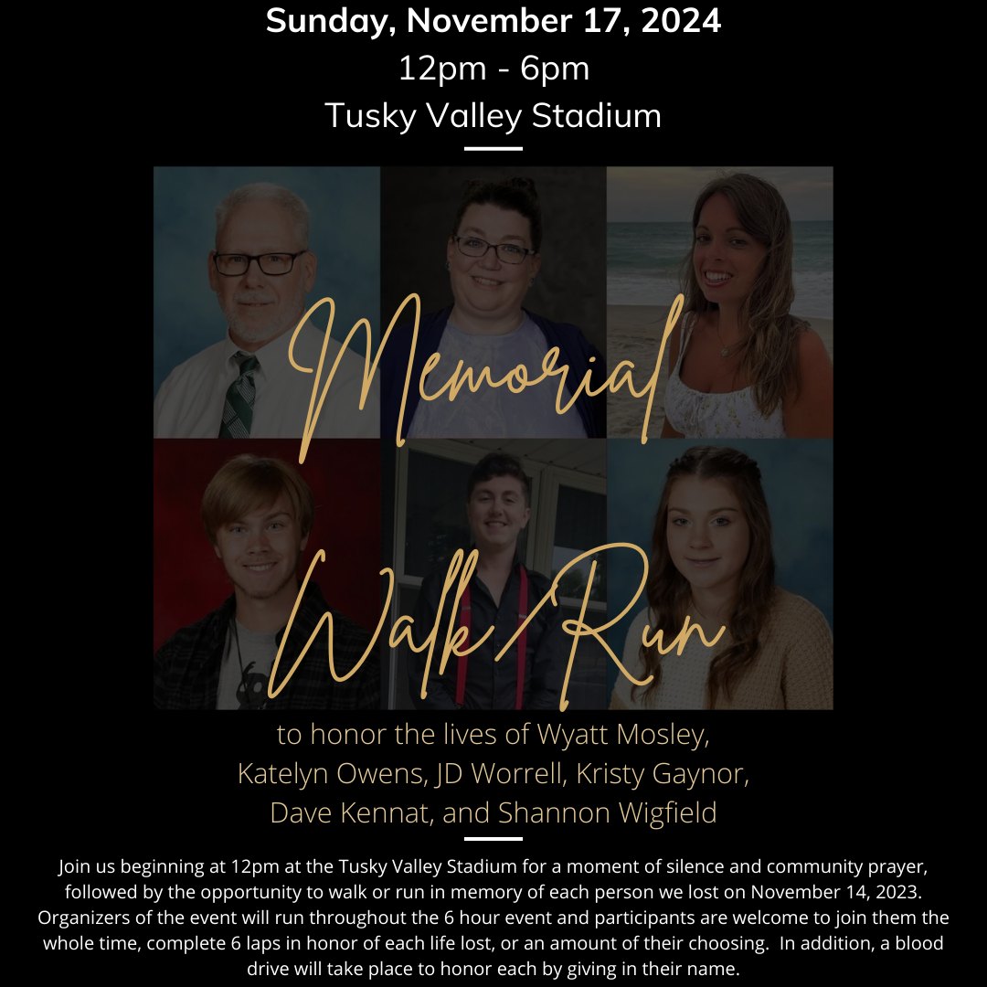 Tusky Valley Memorial Walk/Run - WJER Radio 100.9FM & 1450AM