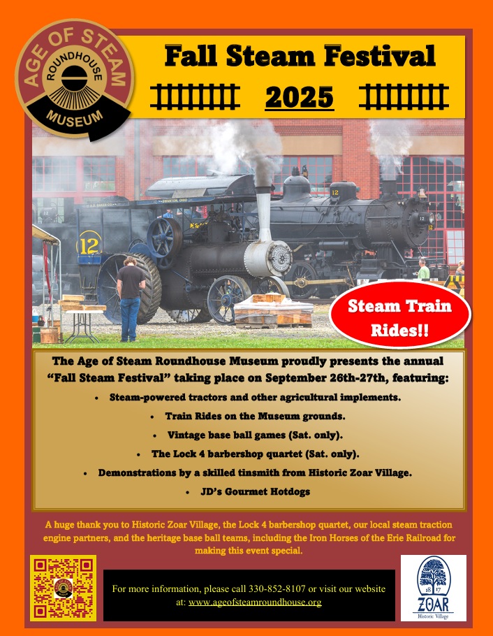 Fall Steam Festival - WJER Radio 100.9FM & 1450AM