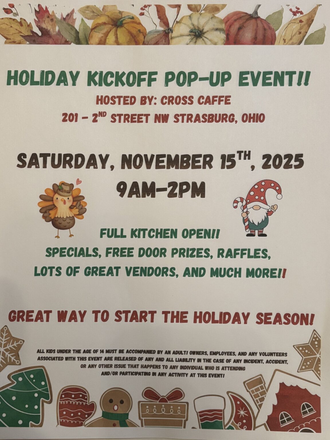 Holiday pop up event - WJER Radio 100.9FM & 1450AM