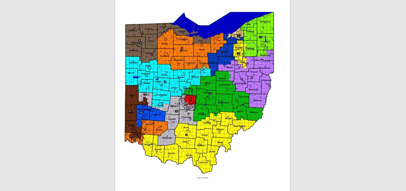 Tuscarawas County whole again under new congressional map - WJER Radio ...